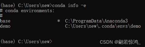 anaconda进行虚拟环境管理（conda命令总结） anaconda查看虚拟环境 csdn博客