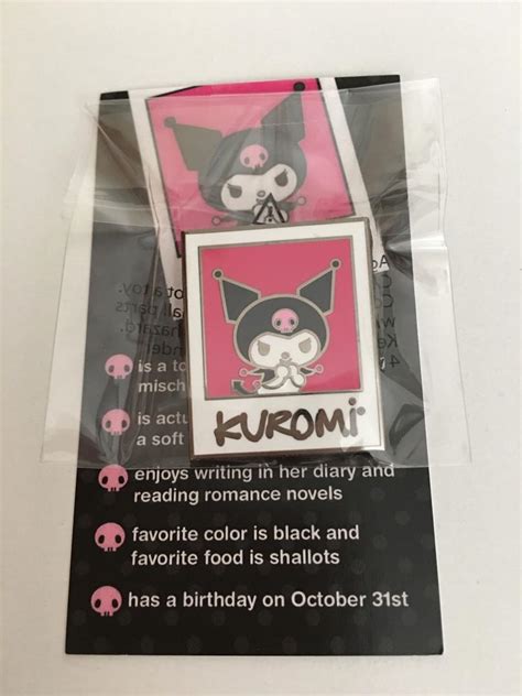 Limited Edition Sanrio Kuromi Friend Of The Month Collectible Pin October 2016 1837822691
