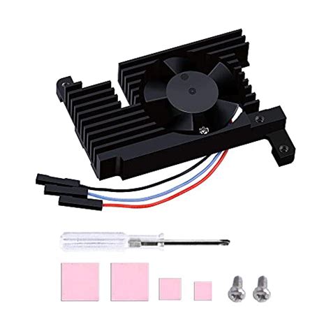 geeekpi raspberry pi 4 aluminum heatsink with pwm controllable fan raspberry pi 4 armor lite