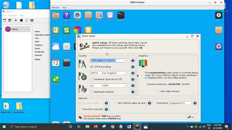 how to set up virtual machines with qemu gui on windows 10