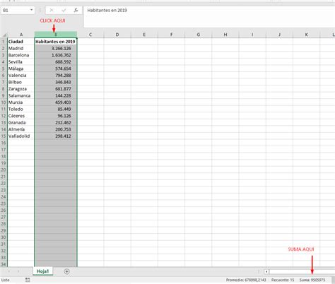 Como Sumar Columnas En Excel