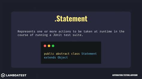 org junit runners model statement with example youtube