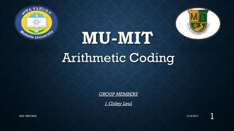 arithmetic coding ppt