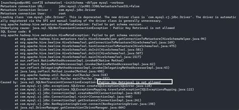 8、【hive mysql】mysql8 提示public key retrieval is not allowed错误解决方法 走看看