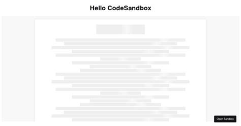 React View PDF Codesandbox