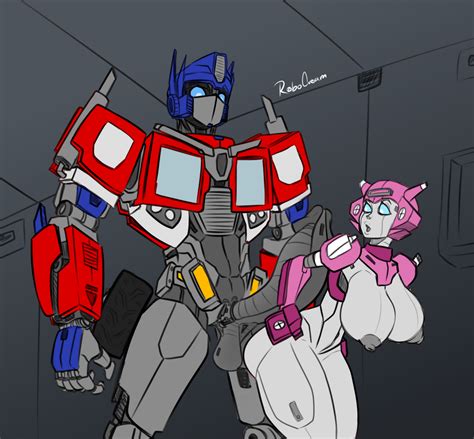 Optimus Prime X Elita 1 By Robocream Hentai Foundry