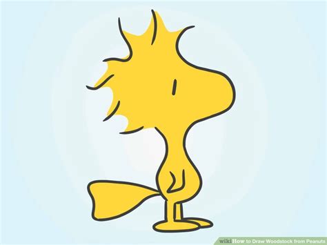 Learn How To Draw Woodstock In 5 Easy Steps Charlie Brown Cafe