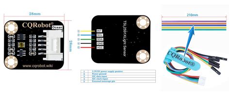 TSL25911FN Ambient Light Sensor SKU CQRTSL25911 CQRobot Wiki