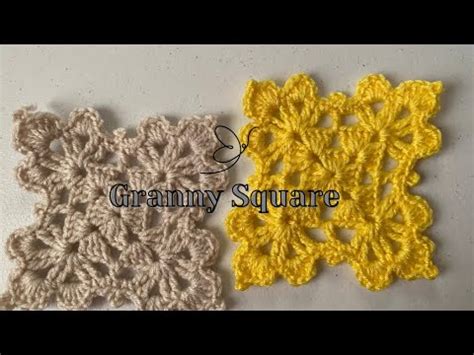 Crochet Granny Square Tutorial Step By Step YouTube