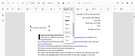 free text annotation in angular pdfviewer component syncfusion