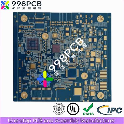 6层1阶hdi汽车板 hdi 多层pcb pcb打样 快速pcb打样 998pcb