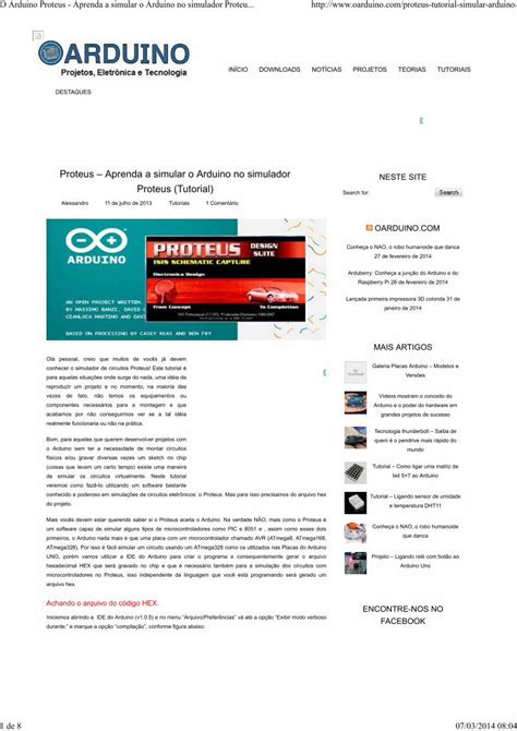 o arduino proteus aprenda a simular o arduino no simulador proteus tutorial o arduino