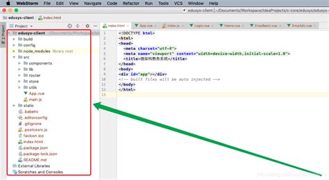 06 vue项目结构：在webstorm中查看和了解项目 极客之音