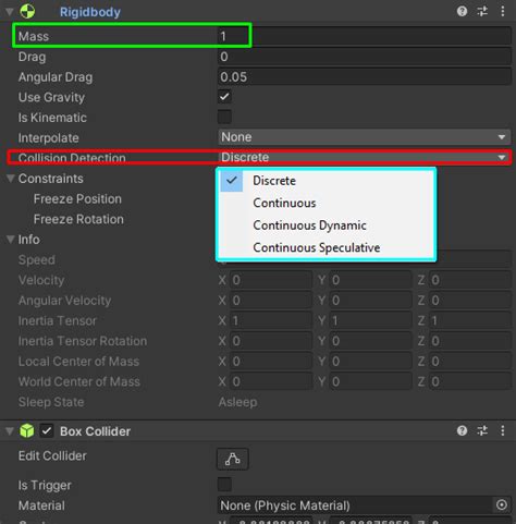 object can still penetrate the collision questions and answers unity discussions