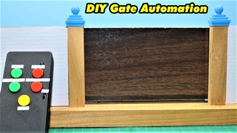 How To Make Automatic Remote Controlled Gate Opening Closing System