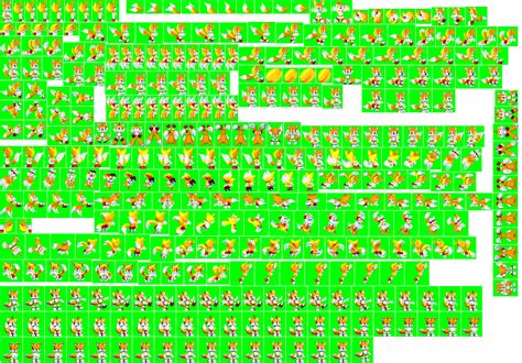 Sonic Mania Tails Pixel Art