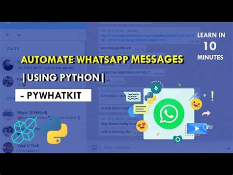 How To Automate Whatsapp Messages Using Python PyWhatKit Explained