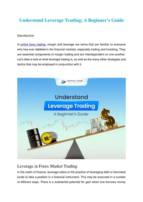 PPT Understand Leverage Trading A Beginners Guide CapitalXtend
