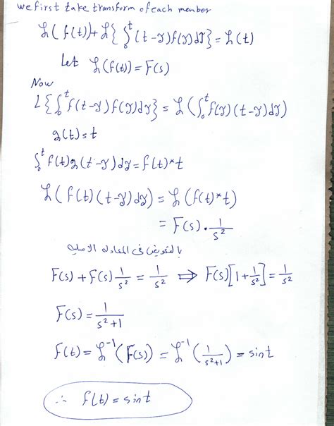 laplace transform integral