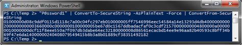 how to encrypt and secure passwords with powershell pdq