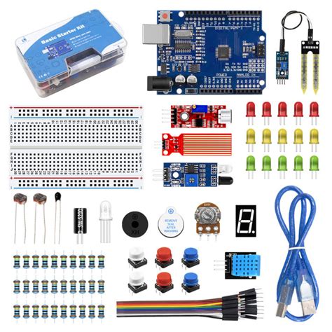 LAFVIN Basic Starter Kit For Arduino Uno Set R3 DIY Kit R3 Board Breadboard Retail Box