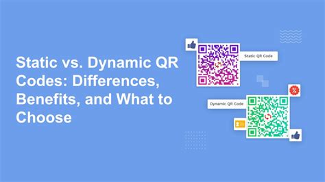 PPT Static Vs Dynamic QR Codes Differences Benefits And What To
