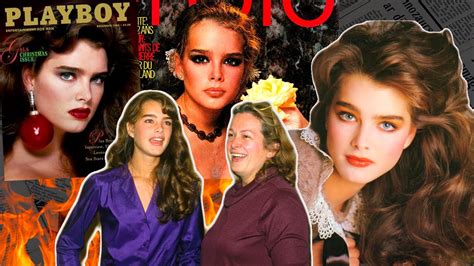 БРУК ШИЛДС СЪЁМКА ДЛЯ ЖУРНАЛА PLAYBOY В 10 ЛЕТ И ЭКСПЛУАТАЦИЯ МАТЕРЬЮ