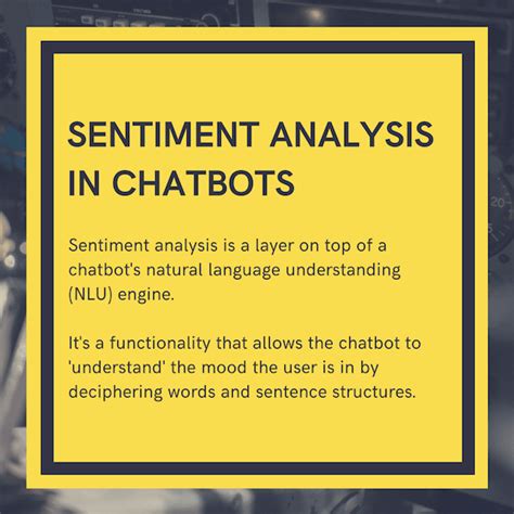 sentiment analysis enhance your chatbot experience