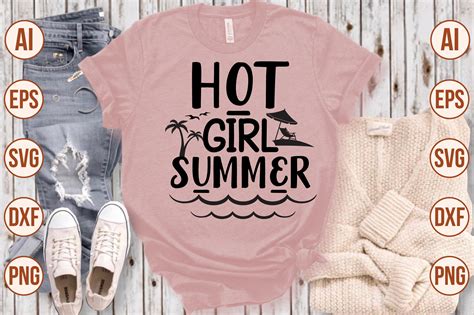 Hot Girl Summer Svg Illustration Par Creativemomenul022 · Creative Fabrica