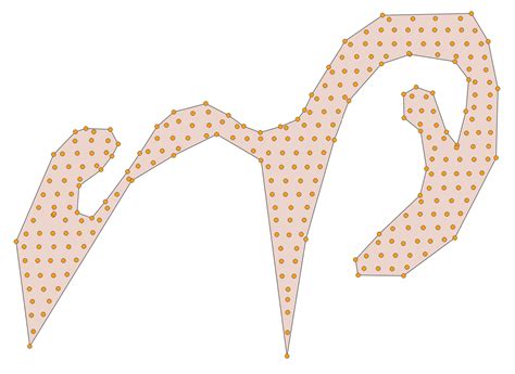 python building the shortest path between two points inside polygon using qgis geographic