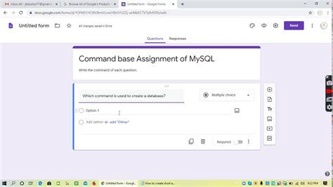 How To Create Short Answer And Long Answer Assignment Using Google