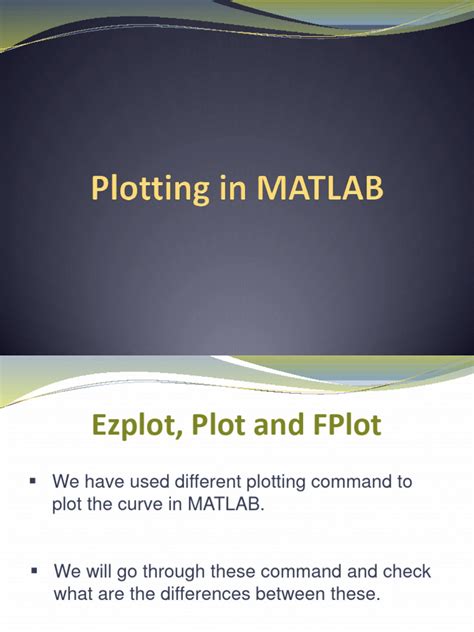 plotting techniques in matlab pdf