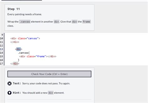 Learn The CSS Box Model By Building A Rothko Painting Step 11 HTML
