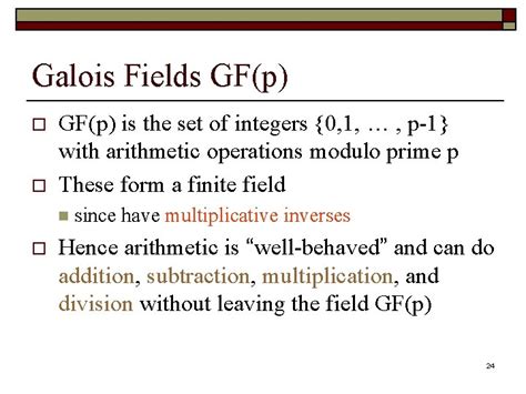 number theory and advanced cryptography 1 finite fields