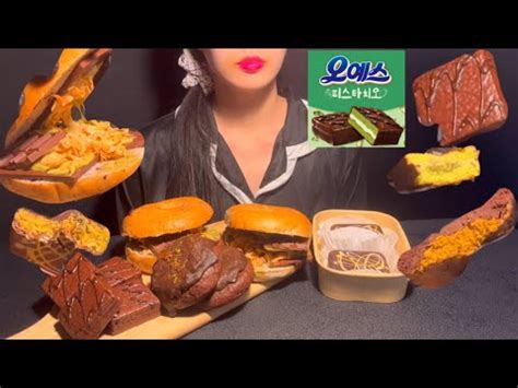 두바이 초콜릿 카다이프 피스타치오 초콜렛 먹방 디저트 mukbang YouTube