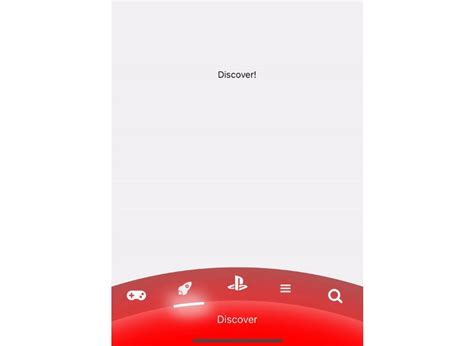 React Native Bottom Tabbar Inspired By Playstation App