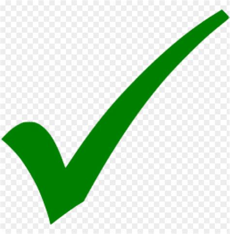 Green Check Mark PNG Transparent With Clear Background ID 99910 TOPpng