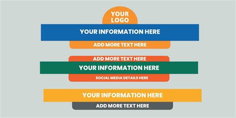 Lower Third Vector Design With Shape Overlay News Lower Thirds Pack