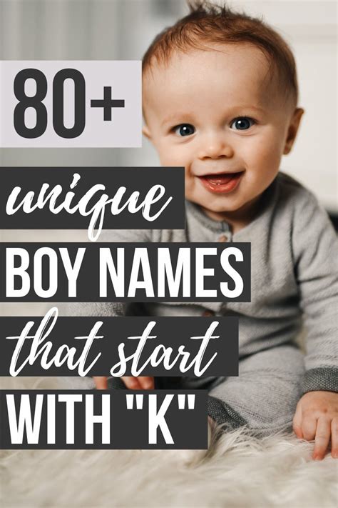 Cute Baby Boy Names That Start With K Searching For Unique Boy Names