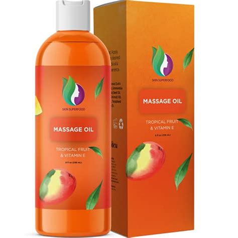 Aromatherapy Sensual Massage Oil For Couples Tropical Flavored Massage Oil For Massage Therapy