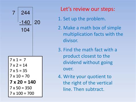 ppt partial quotients division algorithm powerpoint presentation free download id 2537442
