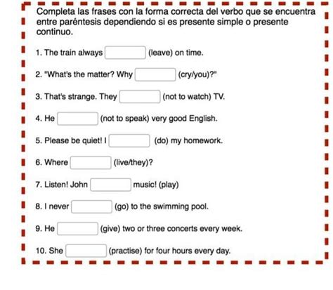 Complete Las Oraciones Con La Forma Correcta De Verbo To Be Y Hot Sex Picture