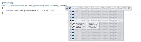 send array from view to controller as class asp core paweł filipek