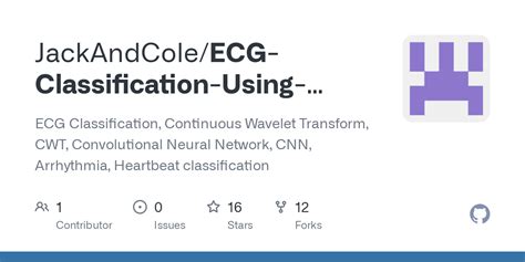 github jackandcole ecg classification using cnn and cwt ecg classification continuous