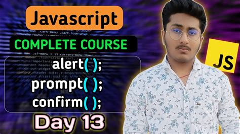 Alert Prompt And Confirm Function In JavaScript JavaScript Tutorial