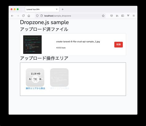 customize vue js 3 dropzone js sfc 1 oki2a24