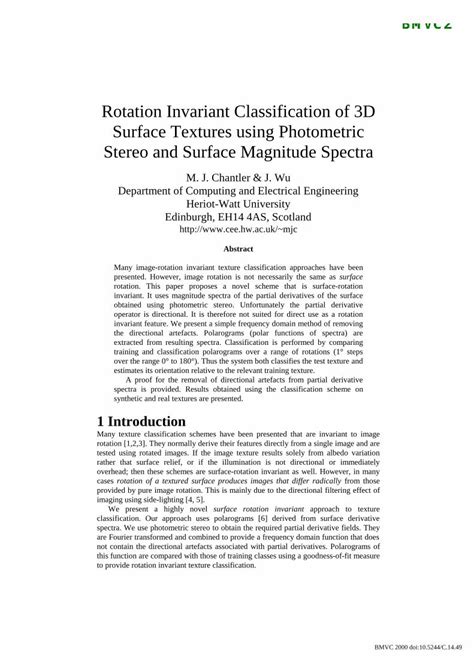 pdf rotation invariant classification of 3d surface textures dokumen tips