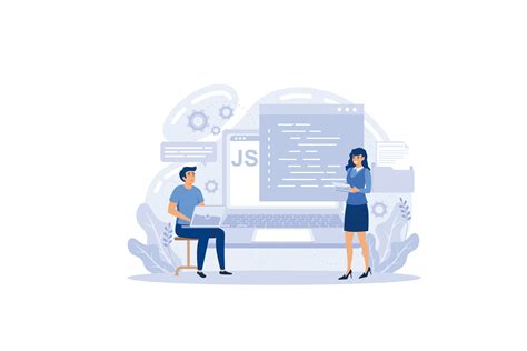 programmers using javascript programming graphic by alwi chabib · creative fabrica