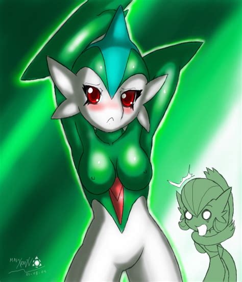 Rule 34 2girls Breasts Female Female Gardevoir Female Pokemon Gallade Gardevoir Mn Xenx