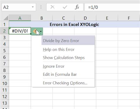 How To Ignore All Errors In Excel 4 Quick And Easy Methods